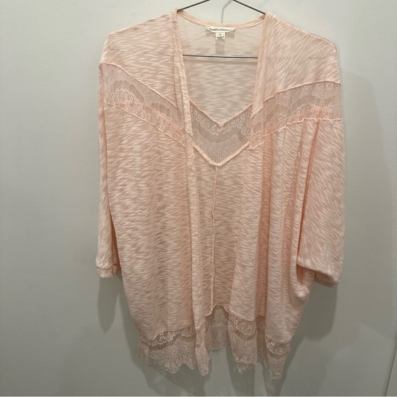 Johnpaulrichard Sweaters Johnpaulrichard Baby Pink Cardiganshawl